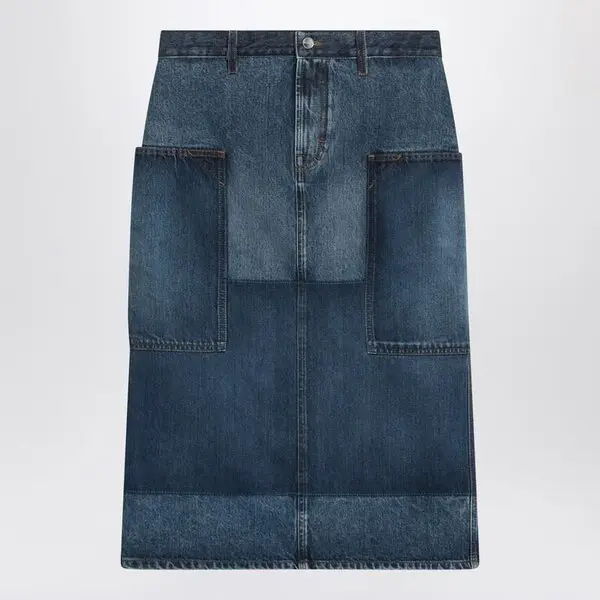 Gucci Patchwork Denim Skirt