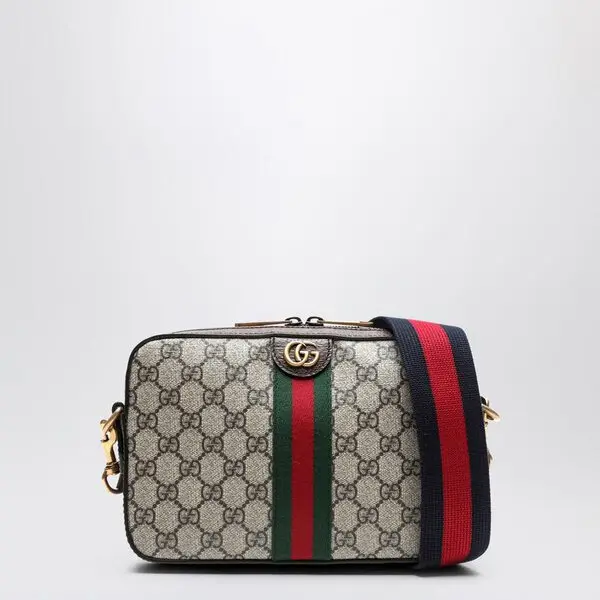 Gucci Ophidia Gg Shoulder Bag - Brown
