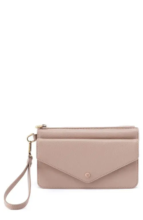 Hobo Goldie Leather Wristlet - Warm Adobe