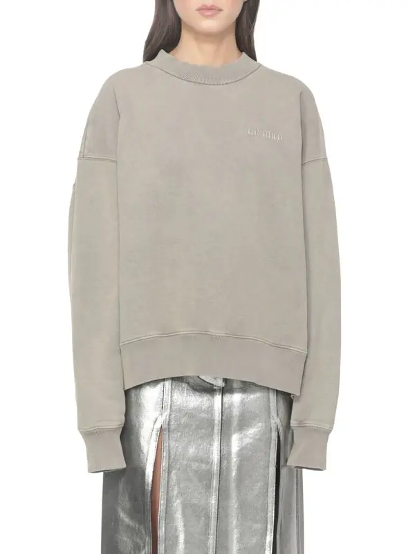 Attico Crewneck Sweatshirt - Grey