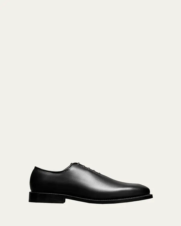 ALLEN EDMONDS RESERVE Morrison Polished Leather Oxfords - Black