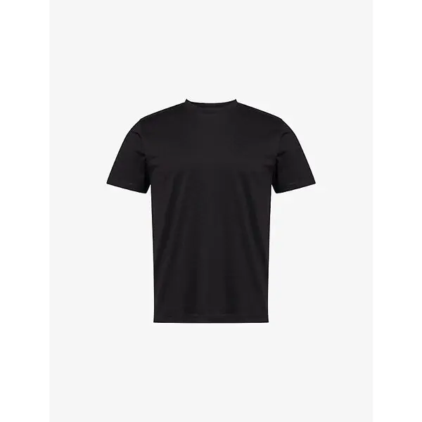 Sunspel Riviera Short-sleeve Cotton-jersey T-shirt - Black