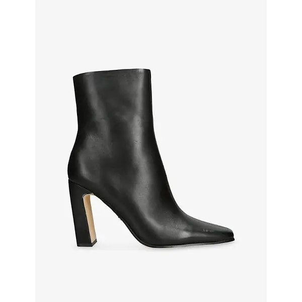Steve Madden Lizabelle Leather Heeled Ankle Boots