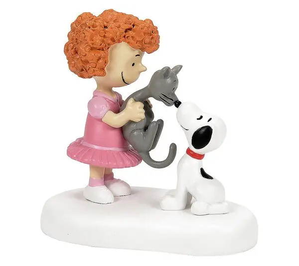 DEPARTMENT 56 Peanuts Village Frieda & Faron Me Et Snoopy Fig
