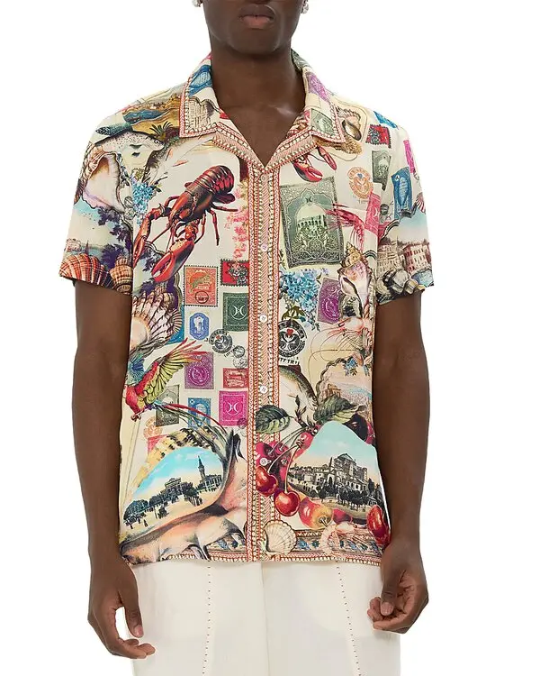 Camilla Printed Short Sleeve Camp Shirt - Notes From The Road