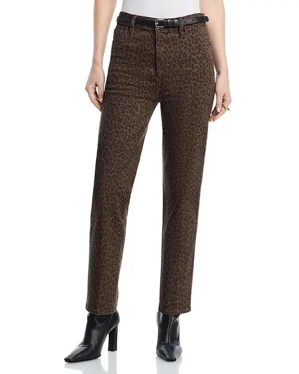 FRAME Le Sleek Straight High-rise Jeans