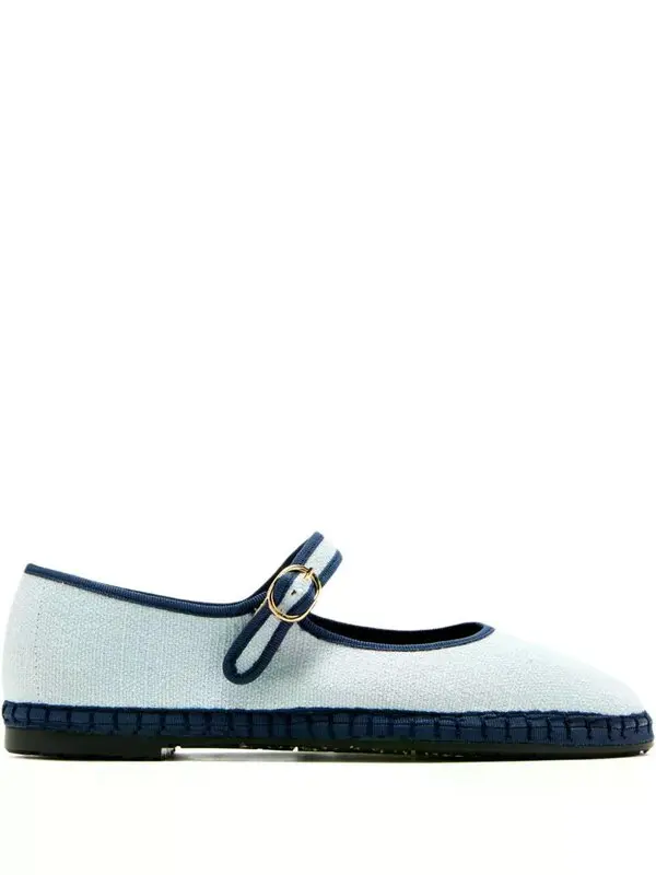 FLABELUS Elia Buckled Ballet Flats