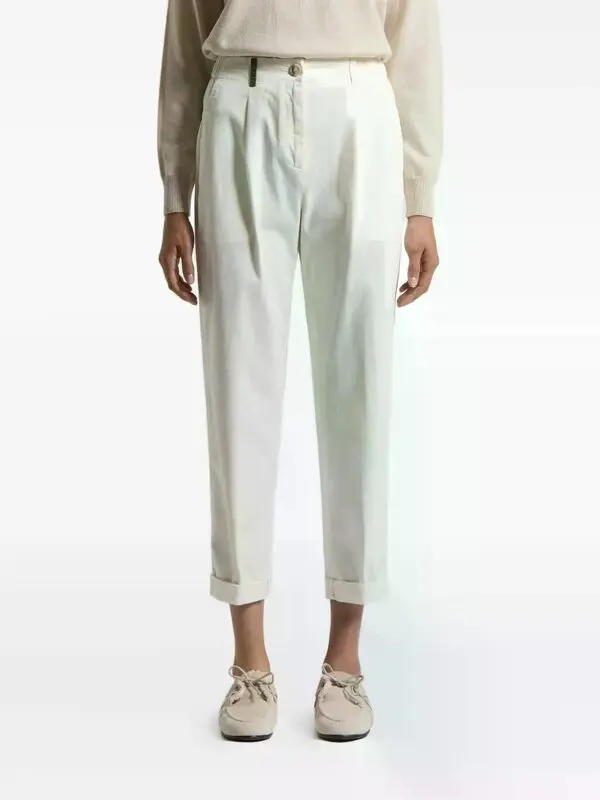 Peserico Elastic-waistband Trousers