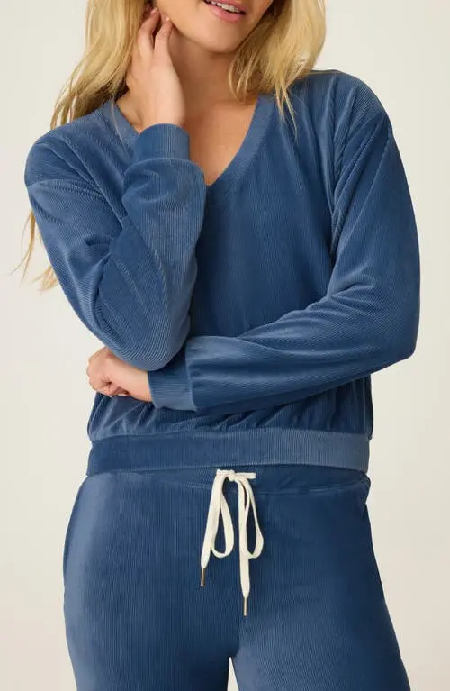 PJ Salvage Craving Corduroy Long Sleeve Pajama Top