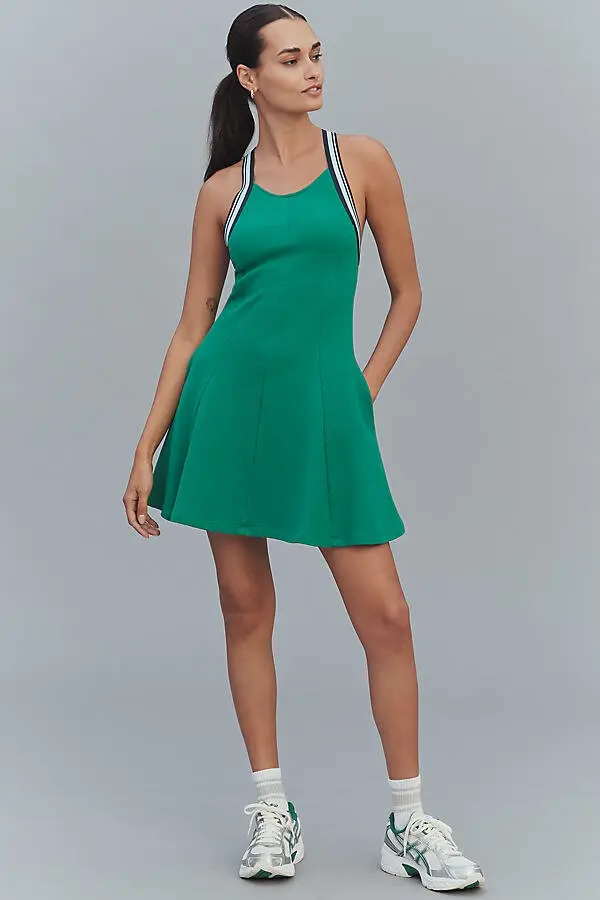 DAILY PRACTICE BY ANTHROPOLOGIE Crisscross-back Swing Mini Dress