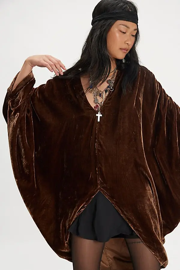 NICHOLAS K River Crushed Velvet Shirt
