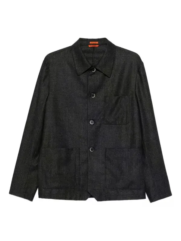 Barena Venezia Button-fastening Patch-pocket Jacket - Grey