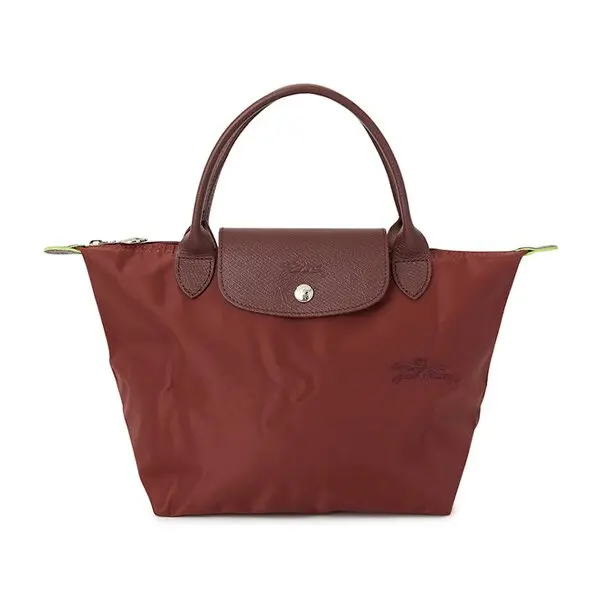 Longchamp Le Pliage Green S Tote Bag - Wine