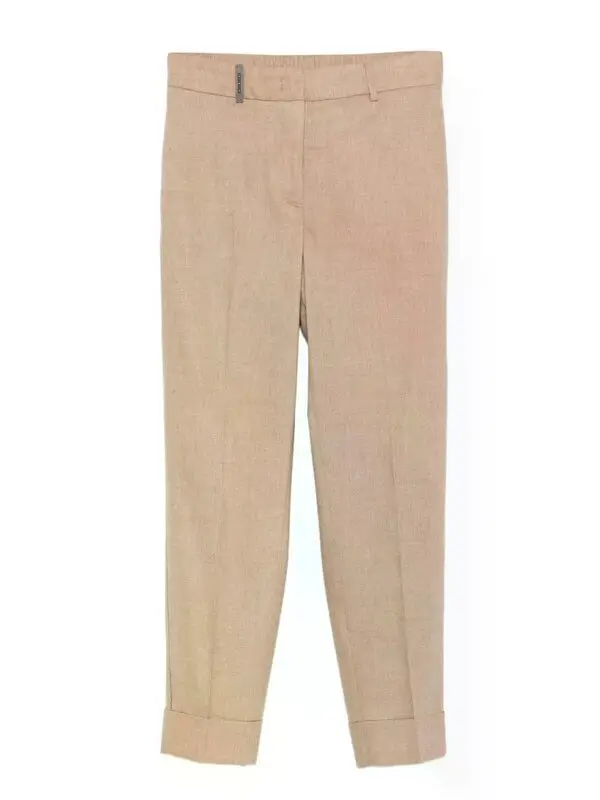Peserico Cuffed Cropped Trousers