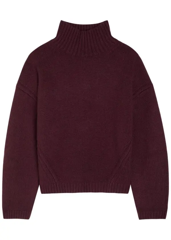 JOSEPH Cashmere Jumper - Plum