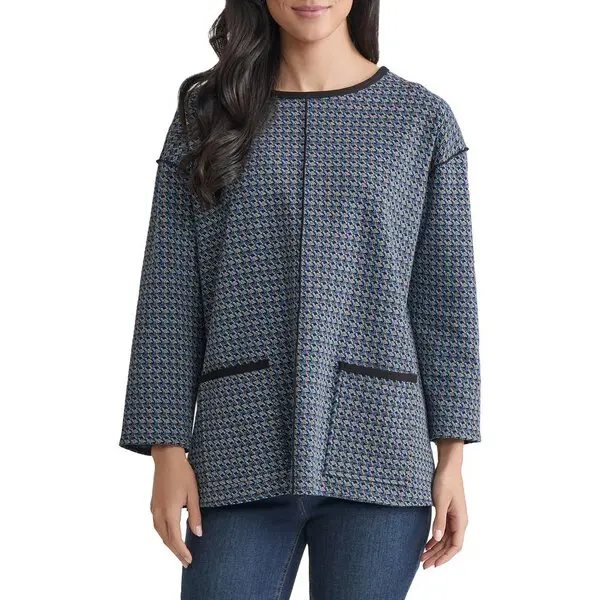 Jones New York Binding Edge Pocket Top