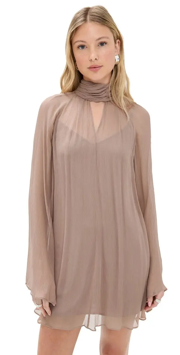 Staud Esther Mini Dress - Taupe