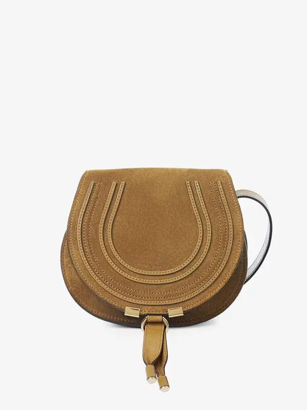 Chloé Marcie Small Leather Shoulder Bag - Yellow