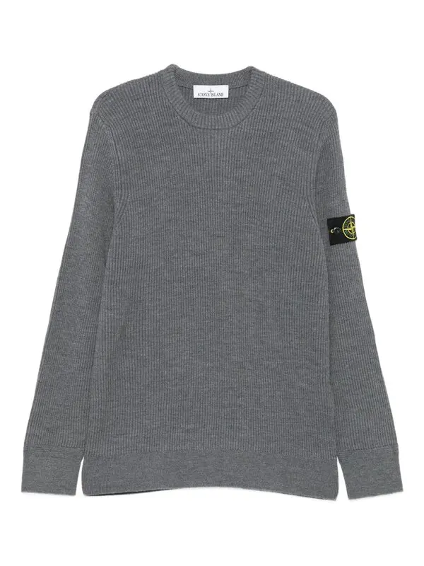 Stone Island Pullover Sweater - V0m67 Dark Gray