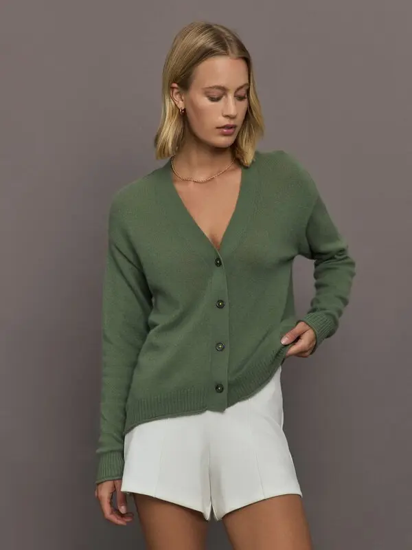 KERRI ROSENTHAL Whisper Featherweight Cardigan