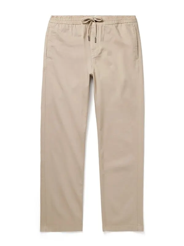 Mr P. Edward Straight-leg Organic Cotton-twill Trousers