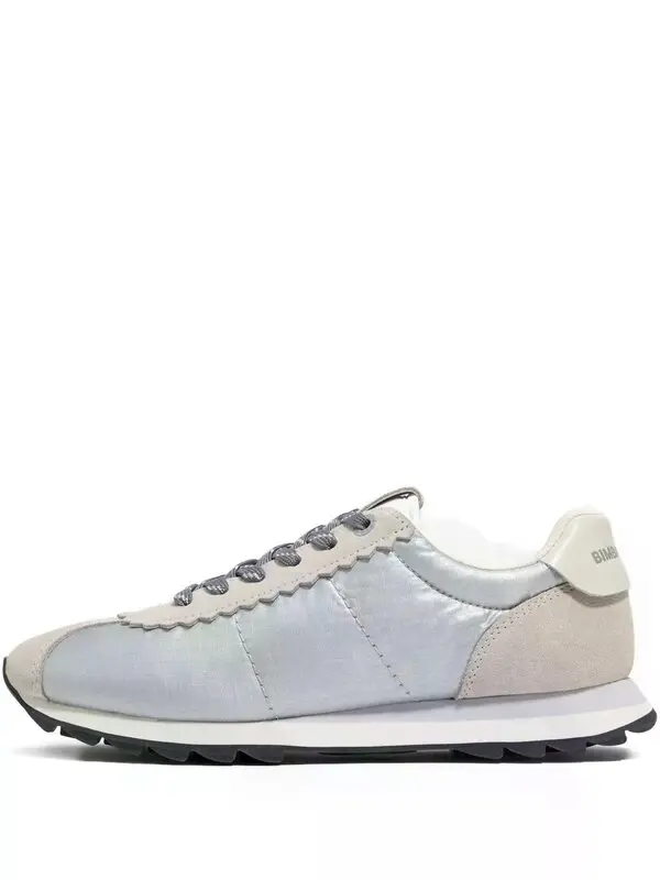 Bimba Y Lola Retro Scalloped-trim Sneakers - Silver