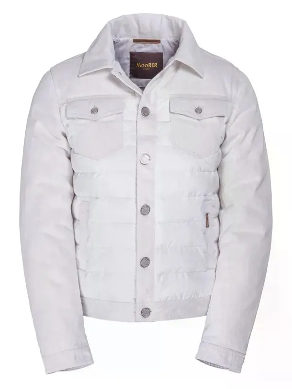 MOORER Mondor Quilted Denim Jacket