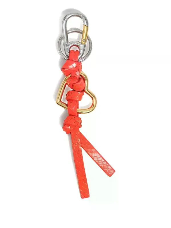 Bimba Y Lola Leather Heart Keyring