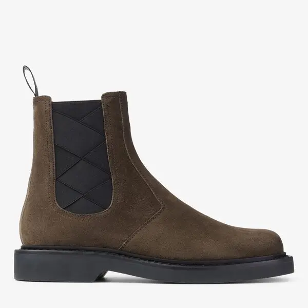 JIMMY CHOO Reggie Velvet Suede Chelsea Boots