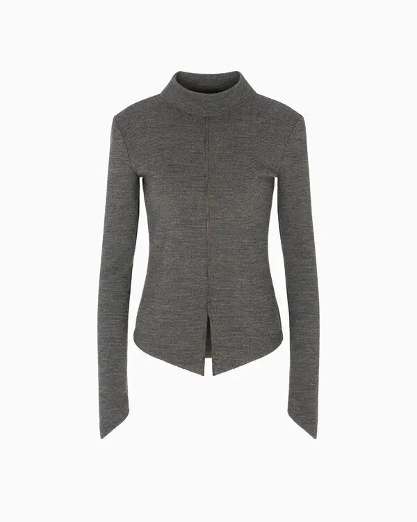 Giorgio Armani Virgin Wool Jersey Jumper