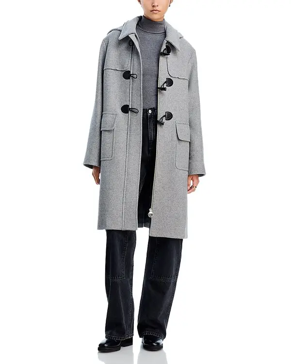 Barbour Melody Duffle Coat - Light Grey