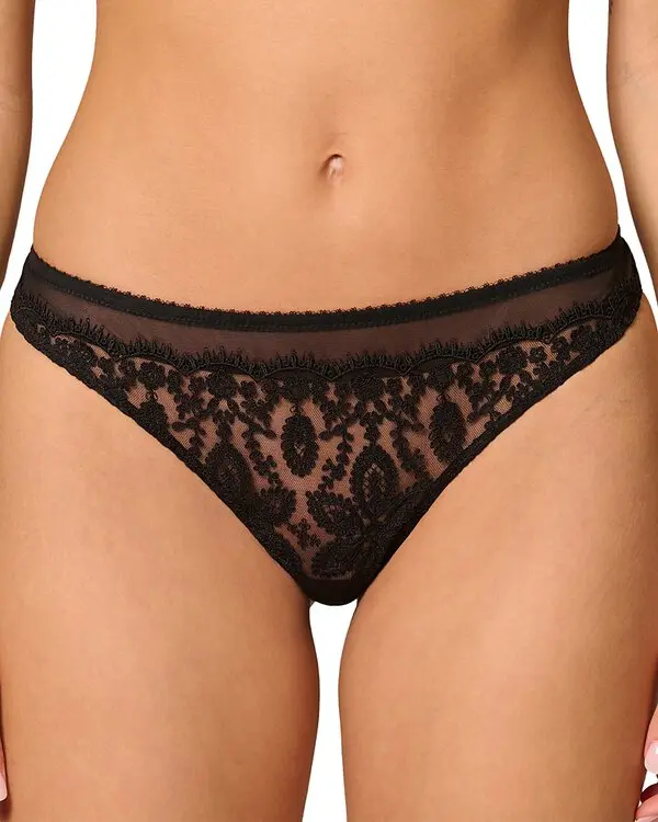 Simone Perele Tanga Panty - Black