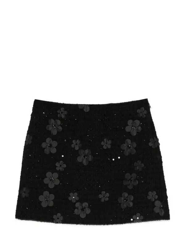 TWINSET Skirt - Boucle'' Fiori Nero