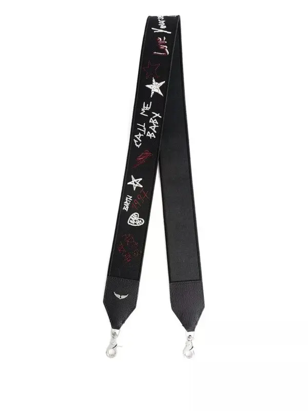 Zadig&Voltaire Embroidered Bag Strap