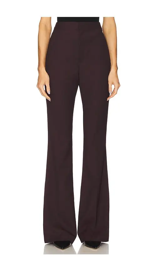 A.L.C. Sophie Wide Leg Pant - Deep Plum