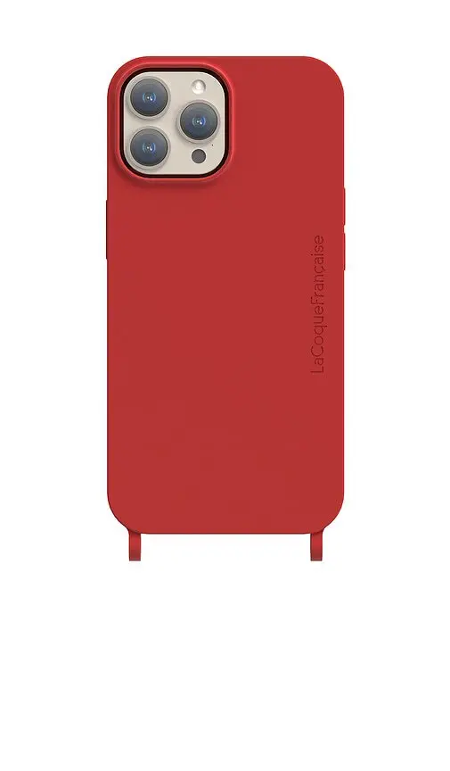LA COQUE FRANCAISE Soft Touch Rings Iphone15 Pro Max Case In Burgundy