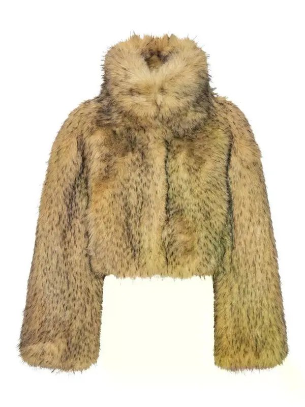 Remain Birger Christensen High-neck Cropped Jacket - Neutrals