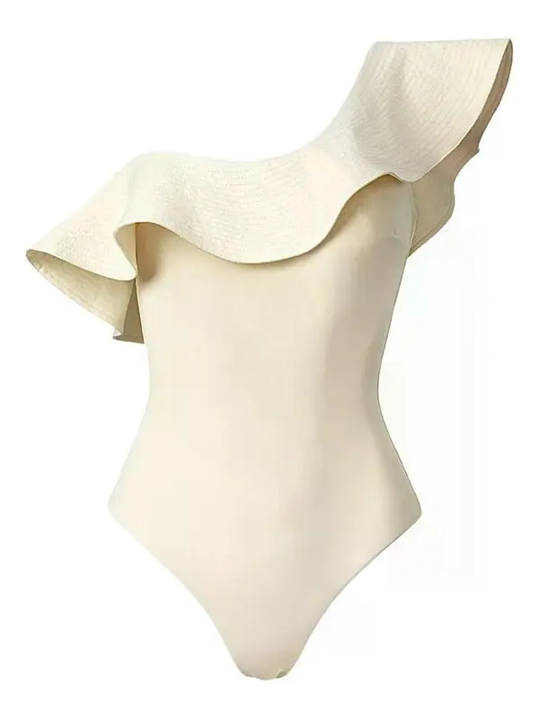 SOFIA ERHAN Grace Ruffled One-shoulder Swimsuit
