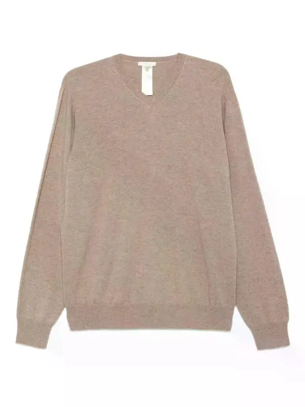 THE ROW Rod V-neck Cashmere Sweater - Neutrals