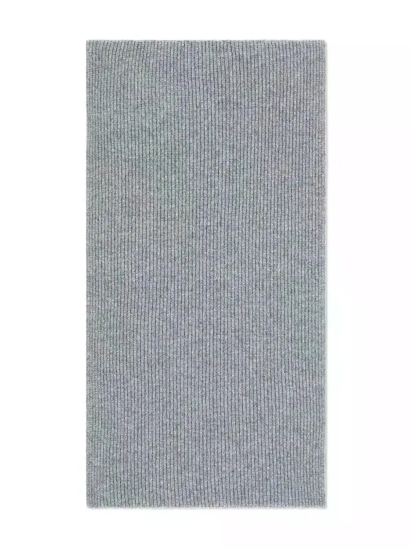 Eric Bompard Ribbed Cashmere Snood - Grey