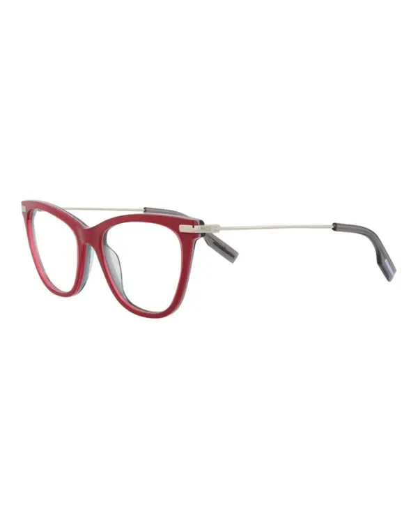 Alexander McQueen Cat Eye Optical Frames - Violet Silver (mq0339o/30011569/007)