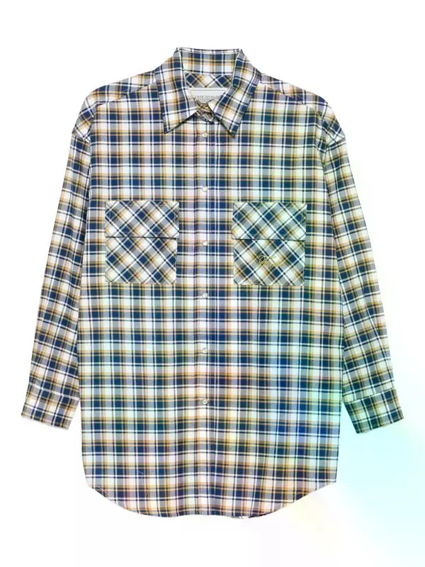 FORTE DEI MARMI COUTURE Checked Long-sleeve Shirt