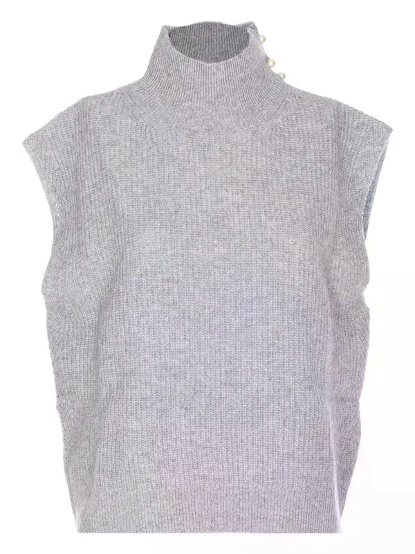 Liu Jo Pearl-embellished Vest