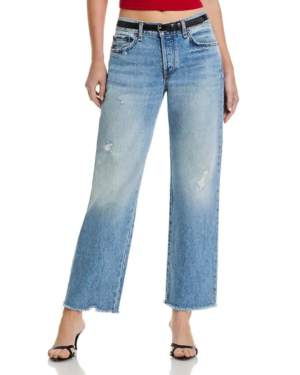 ASKK NY Crop Wide Leg Jeans