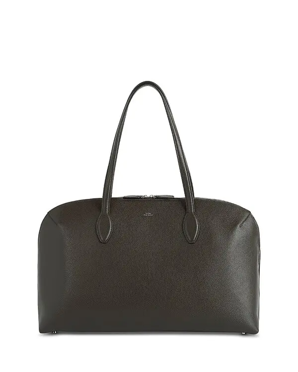 TOTÊME Large Grained-leather Day Tote