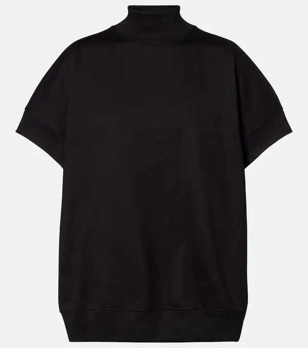 Dries Van Noten Cotton Turtleneck Sweatshirt - Black
