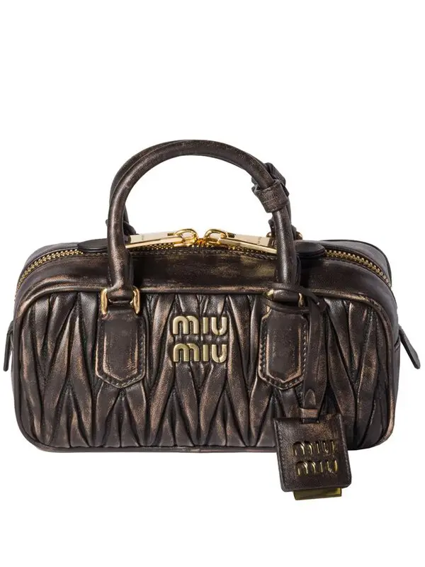 Miu Miu Top Case Bag - Brown