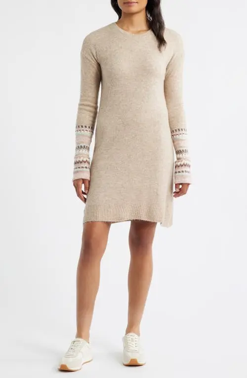 HATLEY Long-sleeve Sweater Mini Dress