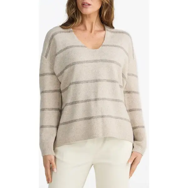 BRAVE+TRUE Hallie Stripe Sweater