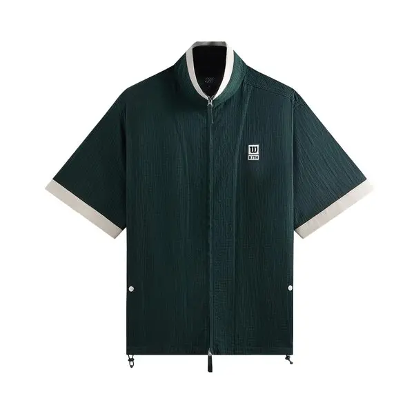 Kith X Wilson Dobby Zip Up Shirt Stadium